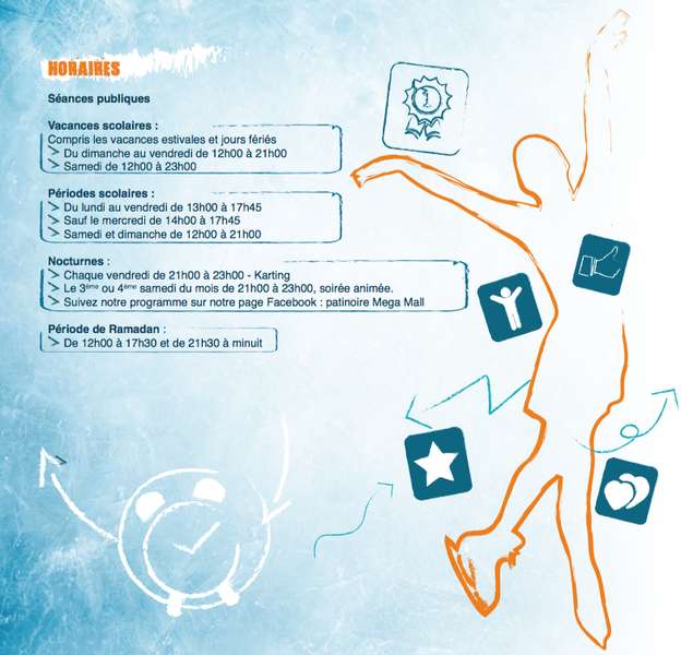 Mega Mall - Patinoire à Rabat